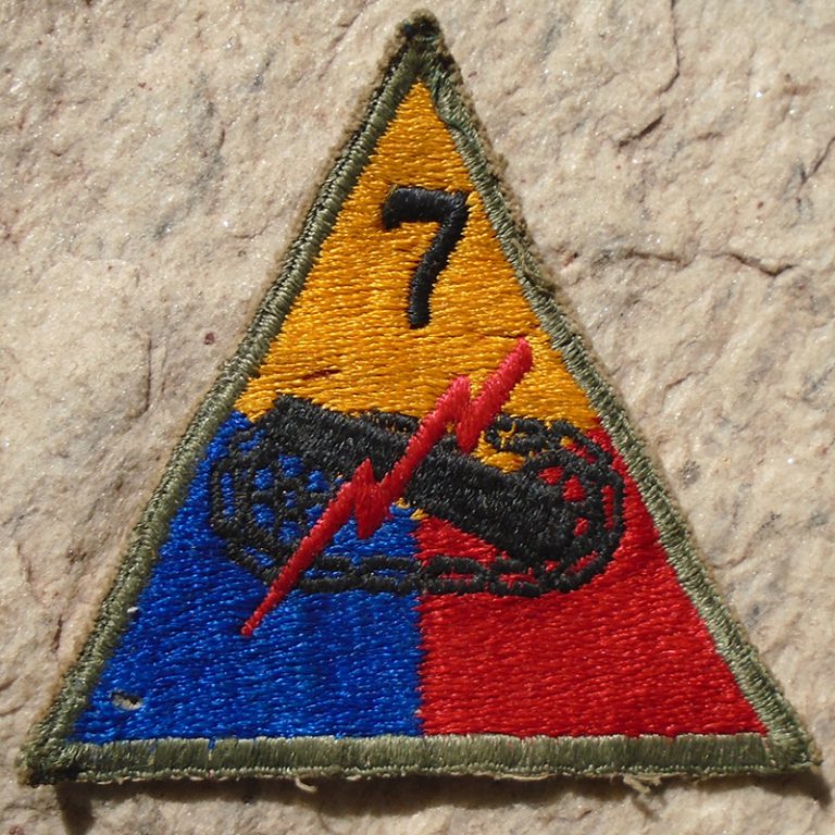 NW3278 – Patch Americano da 7ª Divisão Blindada “Lucky Seventh ...