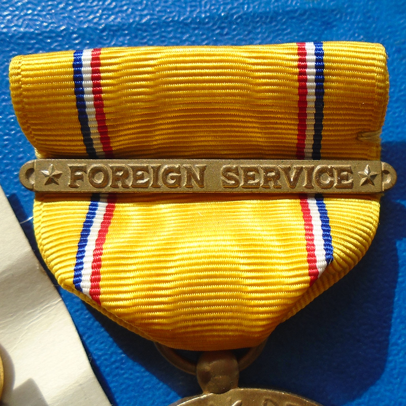 NW4284 –Medalhas de Defesa da América com Clasp “FOREIGN SERVICE ...